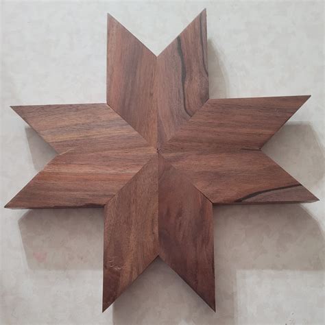Wood Star Tree Topper Etsy
