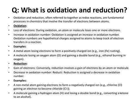 Oxidation Reduction Pptx
