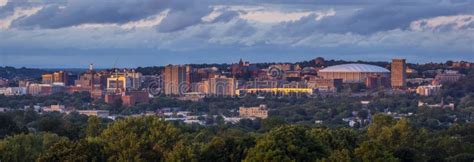 Syracuse City Skyline Syracuse New York Skyline Royalty Free Images