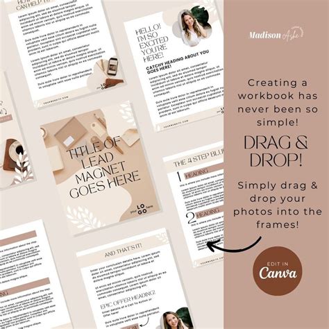 Opt In Canva Template Freebie Template Lead Magnet Canva Opt In