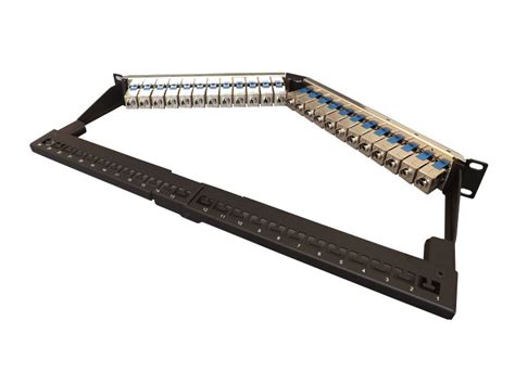 Category 8 24 Port Angled Patch Panel TUK Ltd