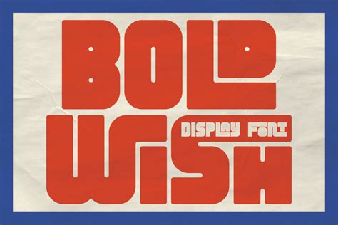 Bold Wish Display Font Deeezy