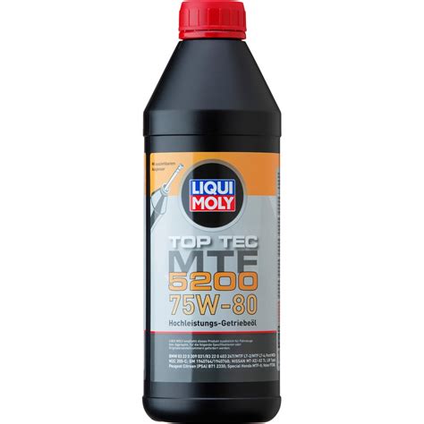НС-синтетическое трансмиссионное масло 1л (5200, 75W-80) LIQUI MOLY Top ...
