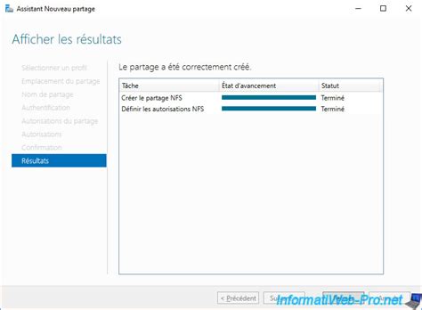 Installer Et Configurer Un Serveur Et Un Client NFS Sous Windows Server