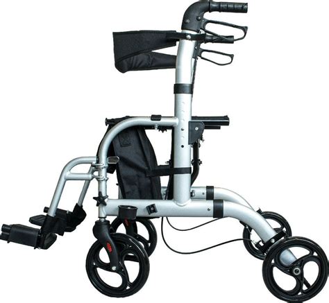 Lösch Reha Rollator Rollstuhl Twin 2in1 LOS 20000