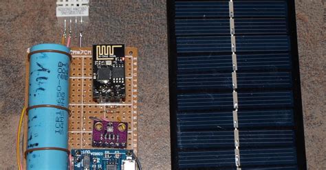 Sq5eku Solar Powered Esp8266 Weather Station
