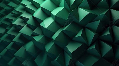 생생한 3d 렌더링 추상 기하학적 녹색 텍스처정사각형 패턴 및 다각형 포함 모자이크 배경 기하학적 배경 사각 배경