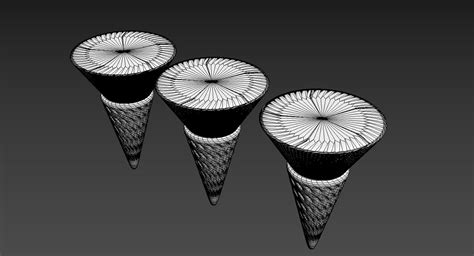 아이스크림 콘 3d 모델 23 Max Fbx Obj 3ds Free3d