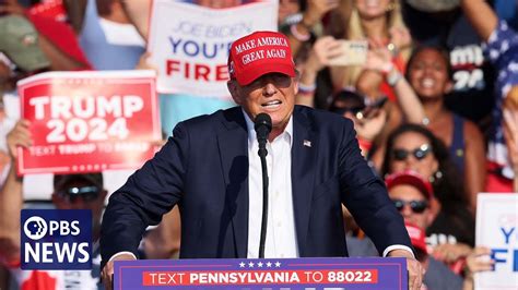 Watch Live Trump Holds Campaign Rally In The Battleground State Of
