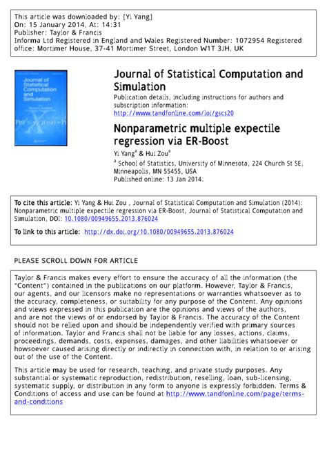 pdf nonparametric multiple expectile regression via er boost