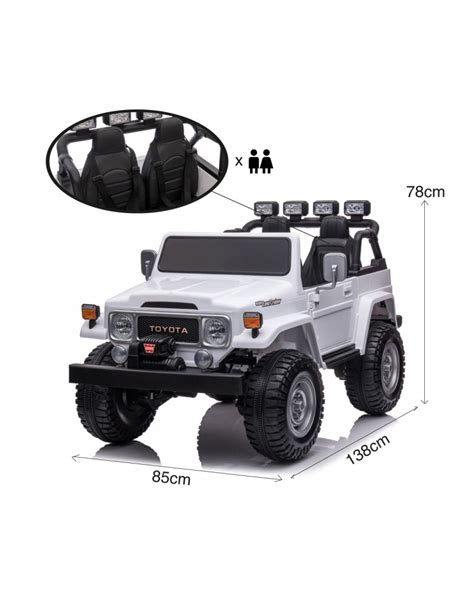 Todo terreno eléctrico para niños Toyota FJ40 24V 2 plazas ATAA CARS