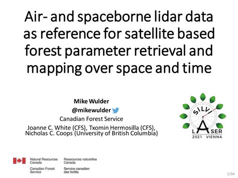 Pdf Air And Spaceborne Lidar Data As Reference For Satellite Based