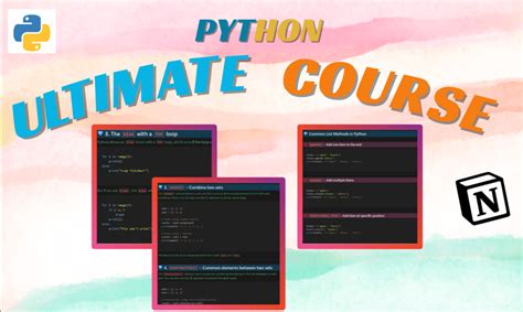 Python Ultimate Reference Guide