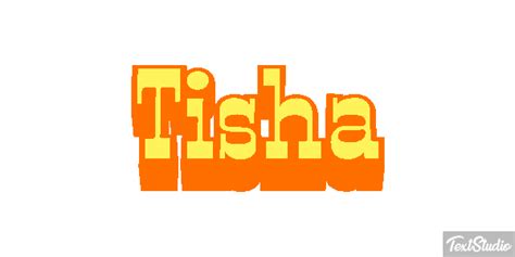 Tisha Name Animated  Logo Designs