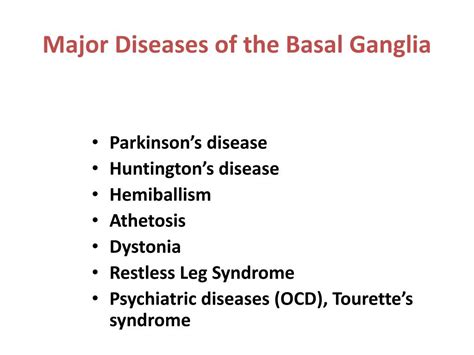 Ppt Basal Ganglia Powerpoint Presentation Free Download Id2151116