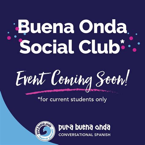 Buena Onda Social Club Event Pura Buena Onda