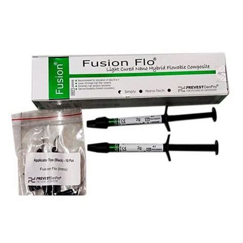 Plastic Manual Fusion Flo Light Cured Nano Hybrid Flowable Composite