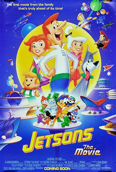 Cosmo Spacely The Jetsons Movie Production Animation Cel From Hanna