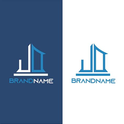 Premium Vector Modern Monogram Initial Letter Jd Logo Design Template