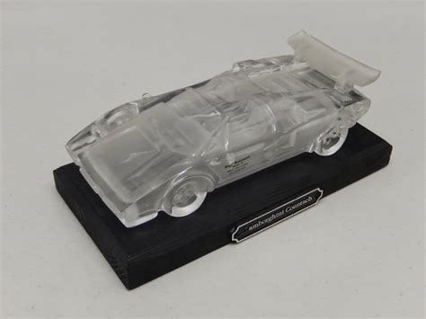 Vintage Lead Crystal Over 24 Glass Lamborghini Countach Catawiki