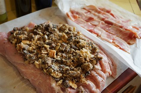 Mad Meat Genius Bacon Wrapped Stuffed Pork Loin