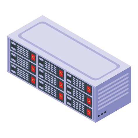 Internet Server Icon Isometric Style 15649351 Vector Art At Vecteezy