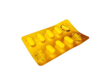 Premium Psd Yellow Pills
