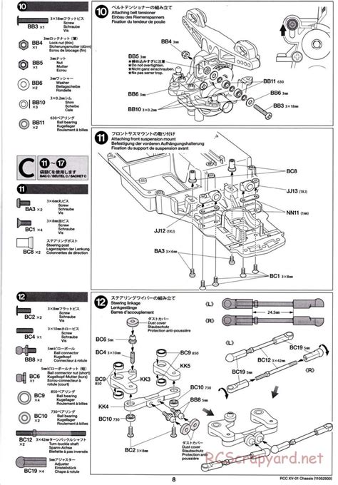 Tamiya Xv 01 Chassis Manual • Rcscrapyard Radio Controlled Model