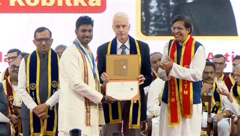Matheswaran S On Linkedin Award Academicexcellence Iitm Mtech