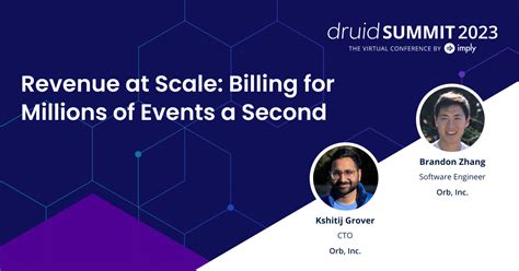 Revenue At Scale Billing For Millions Of Events A Second Imply