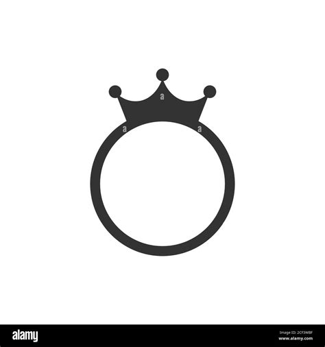 Text Frame With Crown Isolated On White Background Royal Luxury Vip