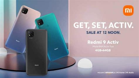 Redmi Activ Launched In India With MediaTek G SoC MAh Battery Check Price Specs