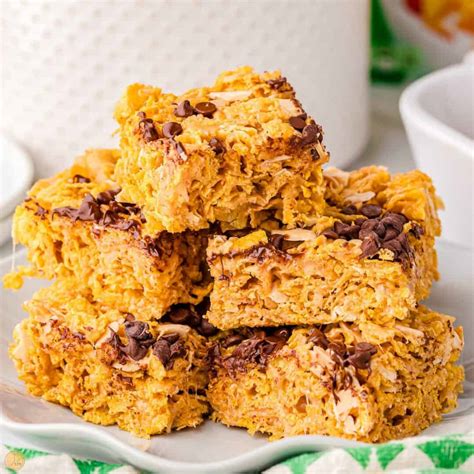 Peanut Butter Cornflake Bars Leftovers Then Breakfast