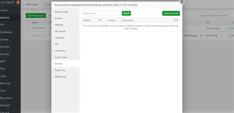 Node Project Will Not Download Modules Aapanel Free Hosting