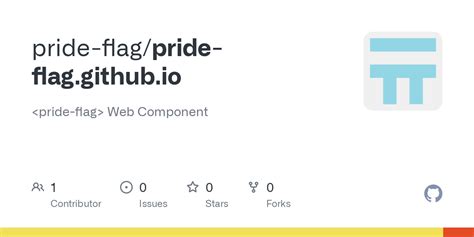 Github Pride Flag Pride Flag Github Io Web Component