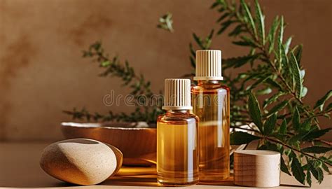 Aromatherapy Oil Bottle Brings Relaxation And Wellbeing Generated By Ai
