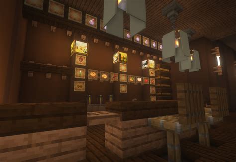 Cafe Coffee Shop Minecraft Map