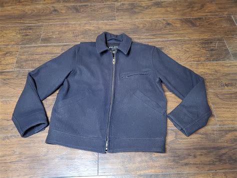 Filson Mackinaw Wool Work Jacket Usa Made Hunting Out Gem