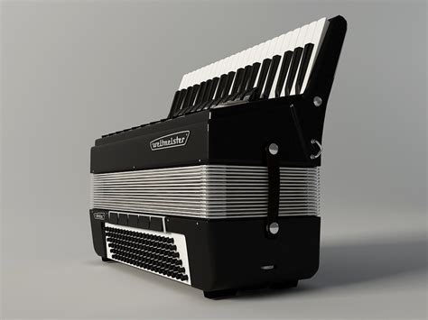 Accordion Weltmeister Stella 3d Model
