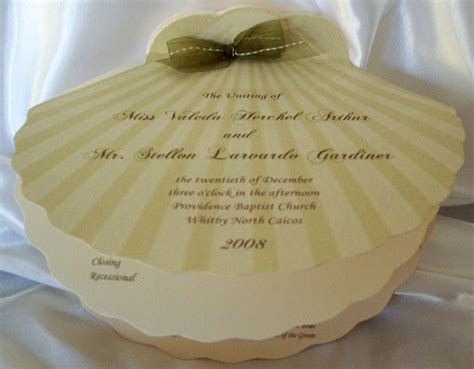 Seashell Invitation Template