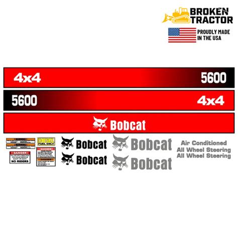 Decal Set Broken Tractor Bc 5600 Ds