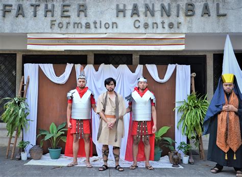 Annual Senakulo At The Seminary In Manila Congregazione Rogazionista