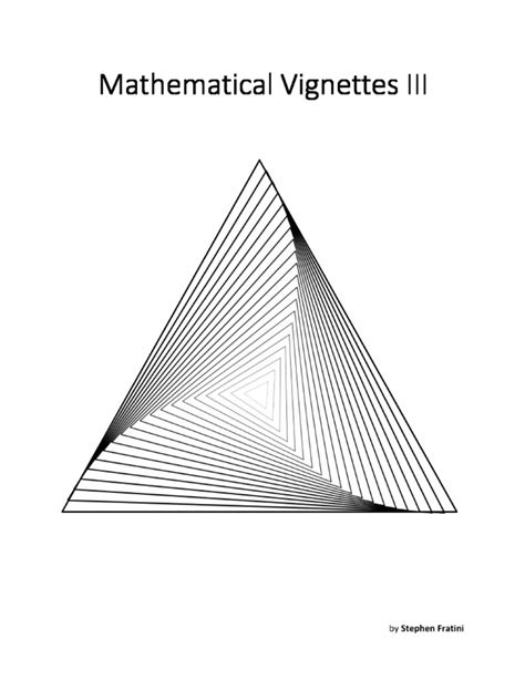 Mathematical Vignettes Iii Pdf Line Geometry Geometry