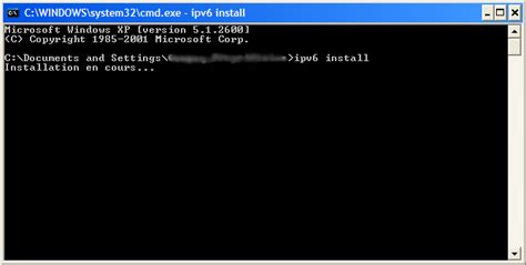 Installer Et Utiliser Ipv6 Sous Windows Xp