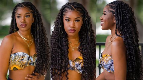 Diy Fulani Braids With Curls Crochet Style Beginner Friendly Summer