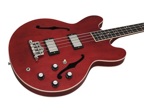 Gibson Es 335 Bass Faded Cherry Rainbow Guitars