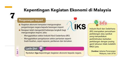 Kepentingan Kegiatan Ekonomi Di Malaysia