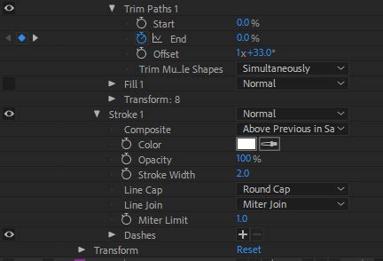 Trim Paths At But Path Still Visible Adobe Community