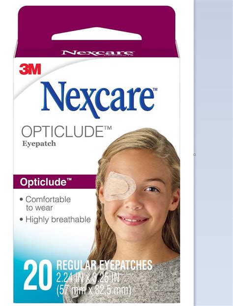 Nexcare Opticlude Eye Patch Reg 1539 Box20