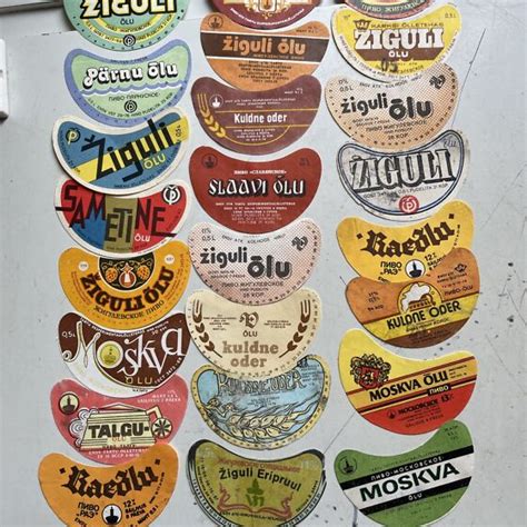 Vanad õllepudeli Sildid 200244831 Ostaee